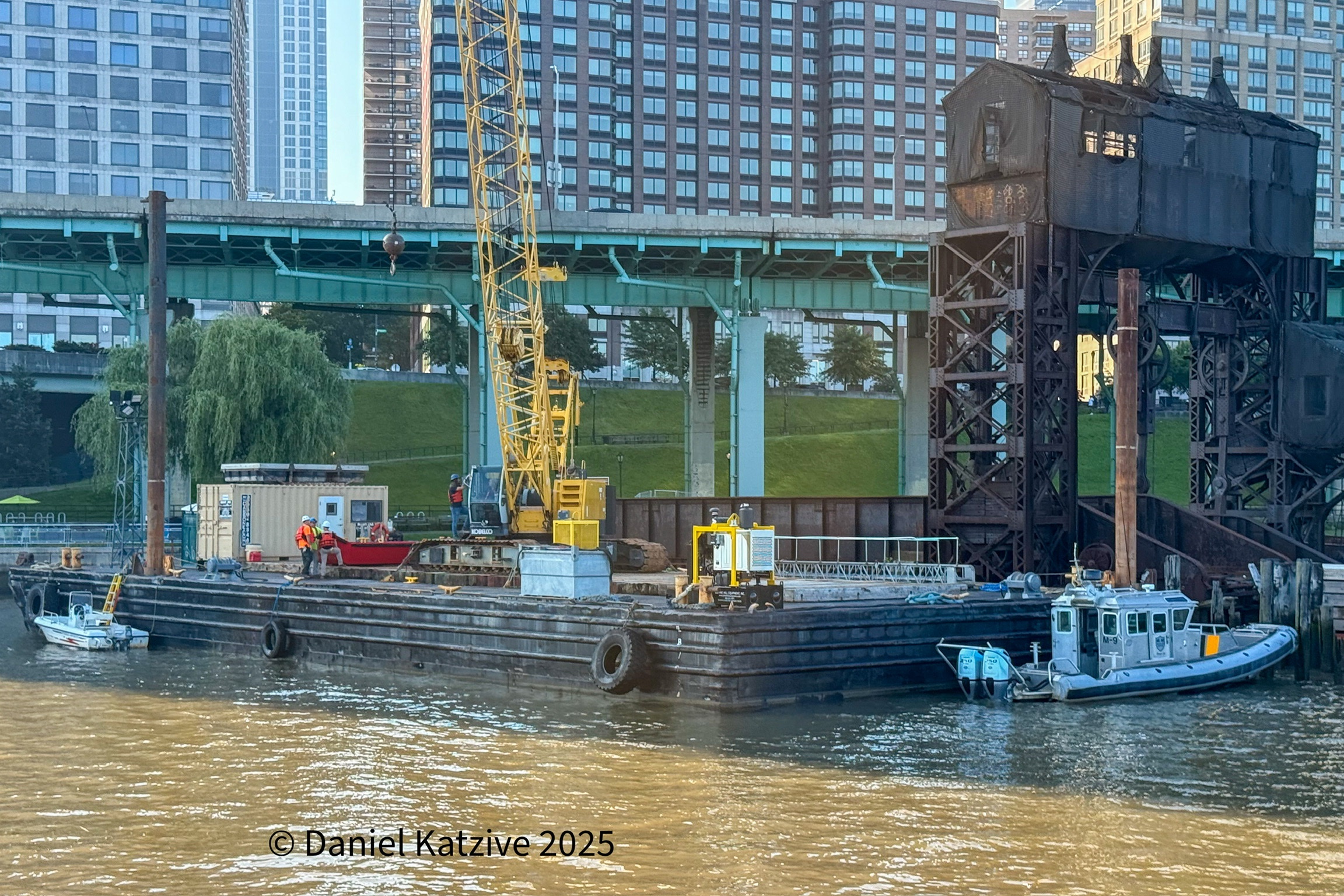 Transfer bridge restoration underway – North River Notes